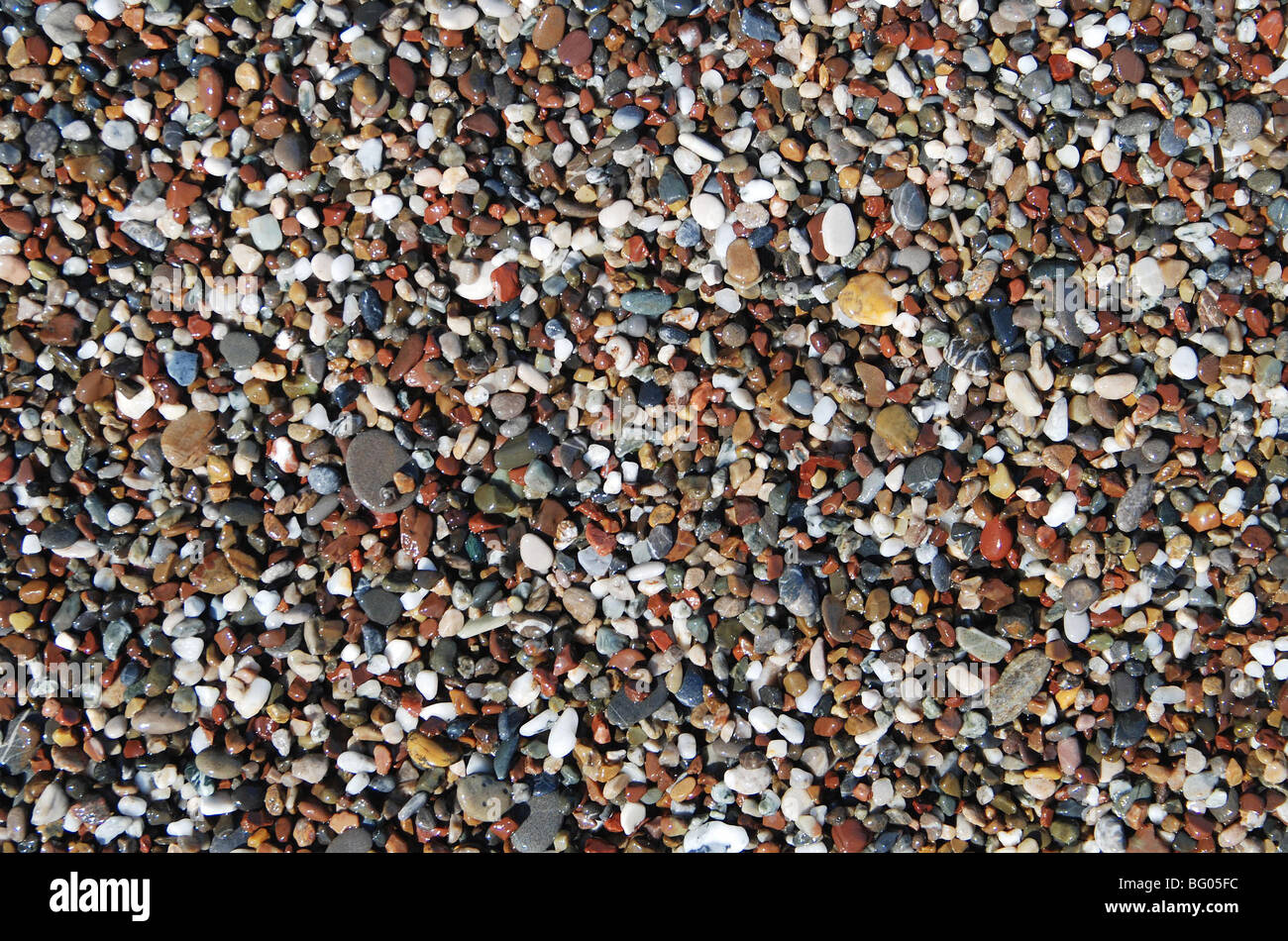 Wet sea pebble natural background Stock Photo - Alamy