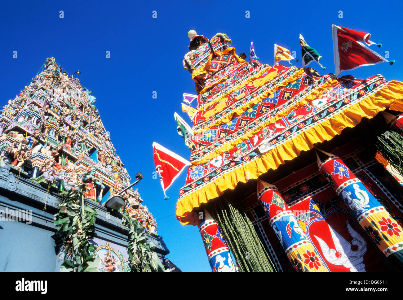 The Sri Mariamman Temple, located in the station village of Ooty, India ...