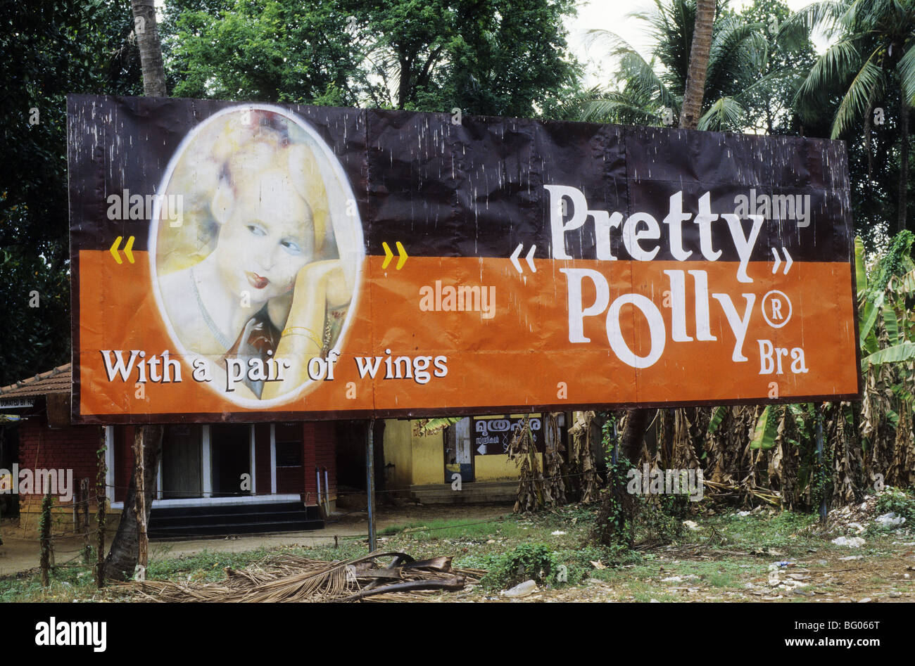 A billboard ad for a bra in Kerala, India Stock Photo - Alamy