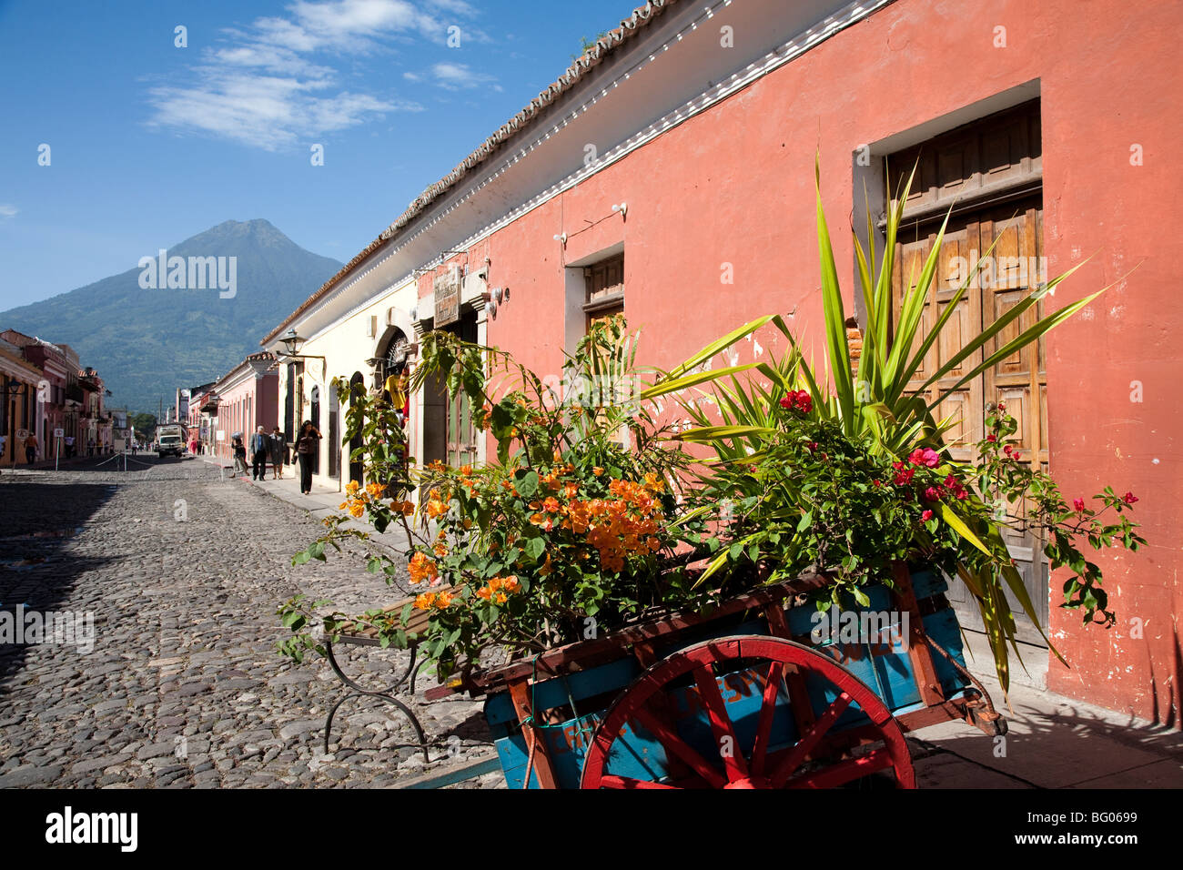 Colonial Architecture, Antigua, Guatemala Stock Photo - Alamy