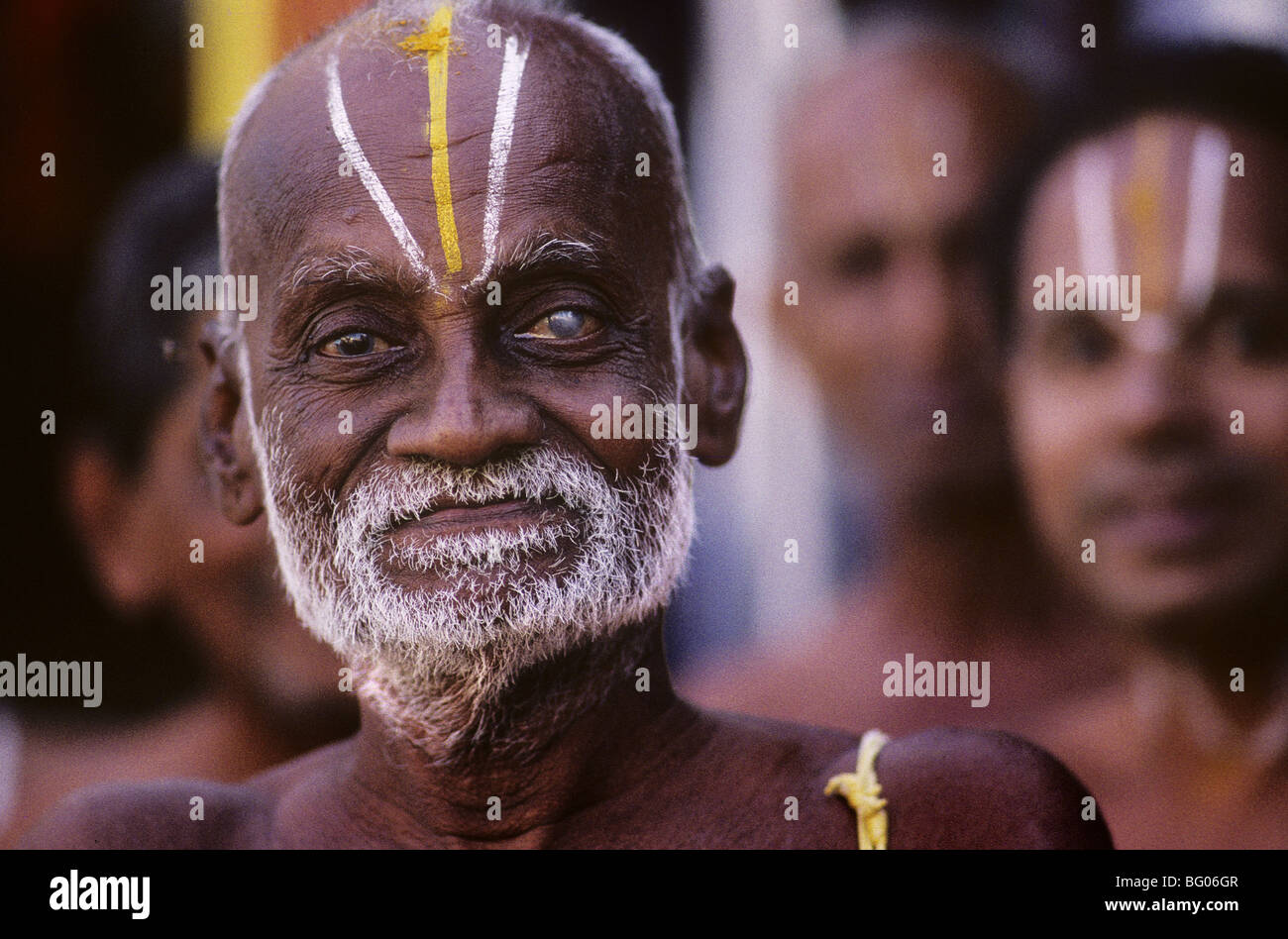 Portait of Hindu men in Hassan, India Stock Photo - Alamy