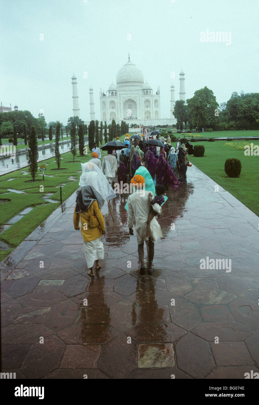 Taj Mahal In Rain