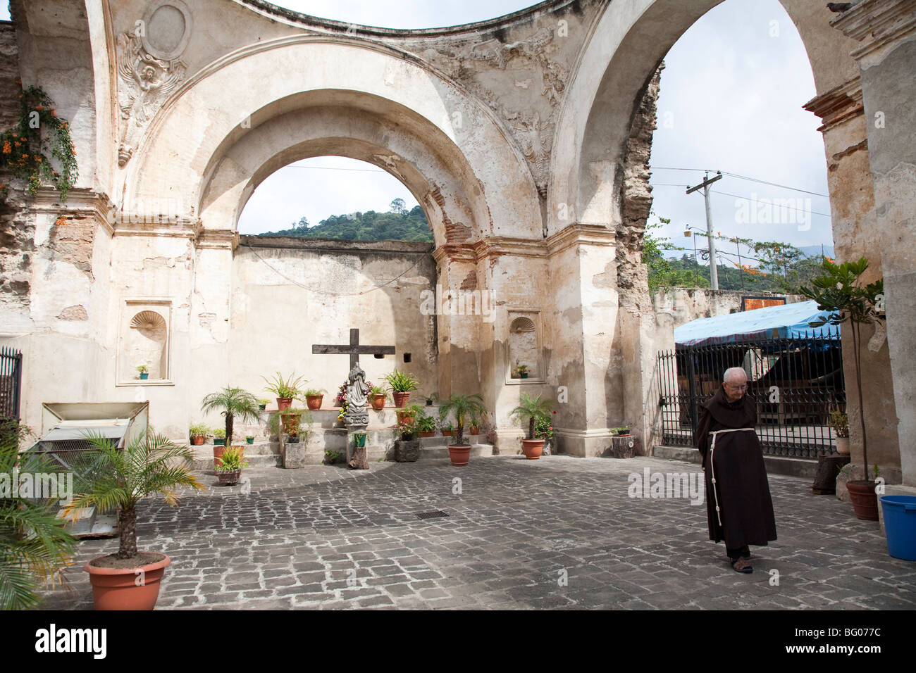 Convent and Church of San Francisco in Antigua Guatemala Stock Photo ...