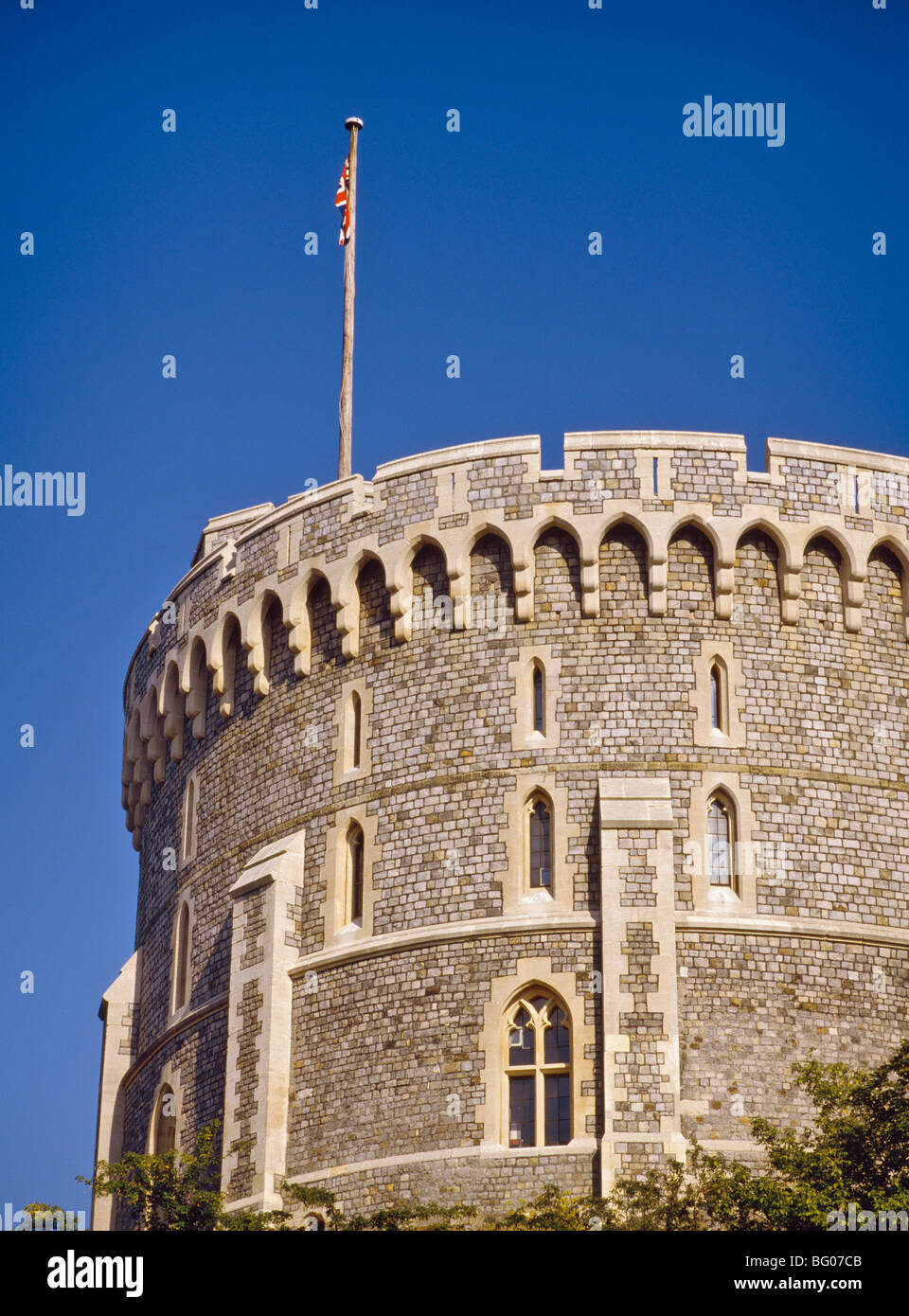 The round tower windsor castle hi-res stock photography and images - Alamy