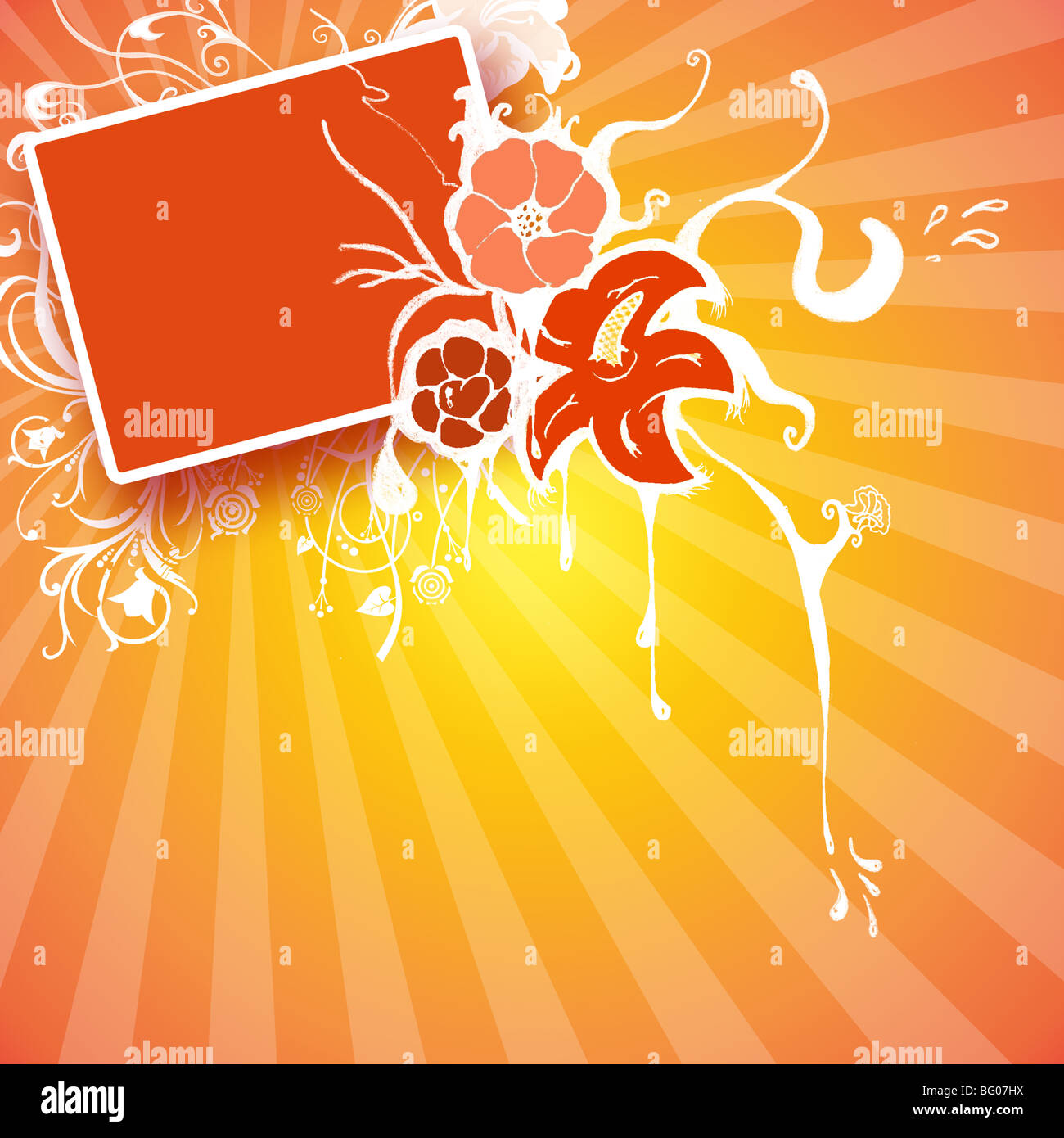 The abstract illustration from various colors lines Stock Photo - Alamy