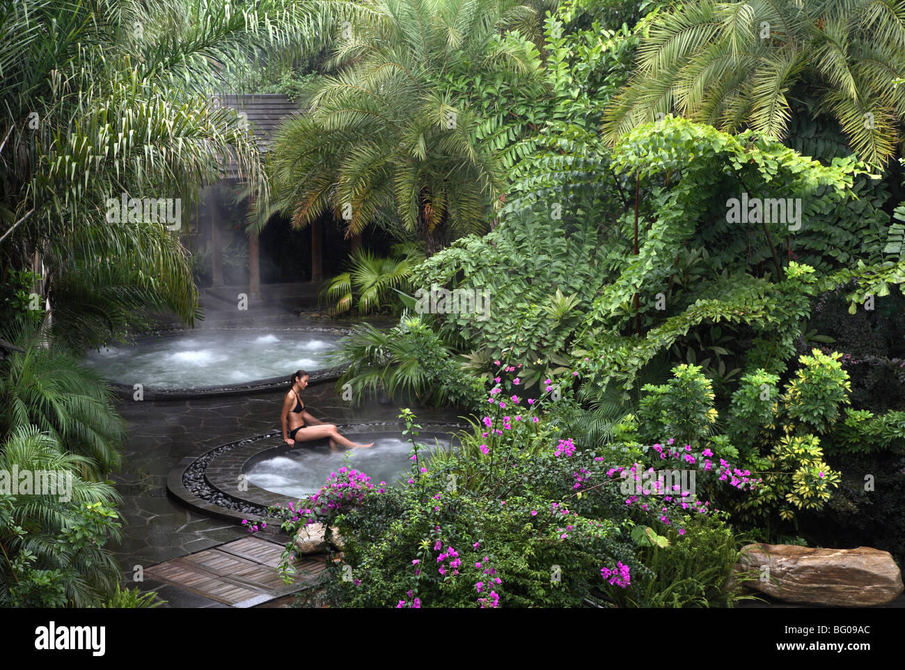 Hot Spring Pool at the Brilliant Resort and Spa in Kunming, Yunnan ...