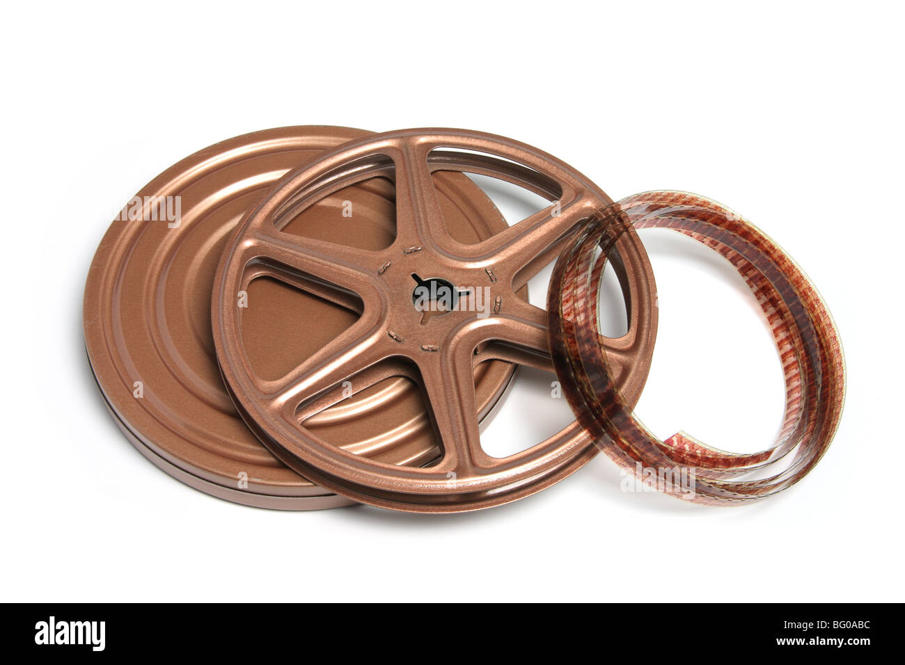 Movie Film Reel Stock Photo - Alamy
