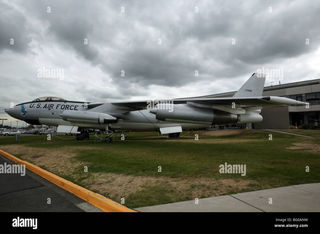 Beoing WB-47E Stratojet on static display on the East Lawn of the ...