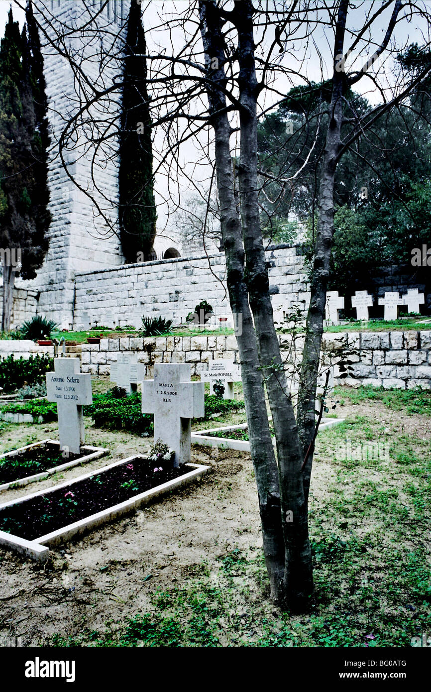 Israel, Nazareth, The German cemetery for German soldiers who died in ...