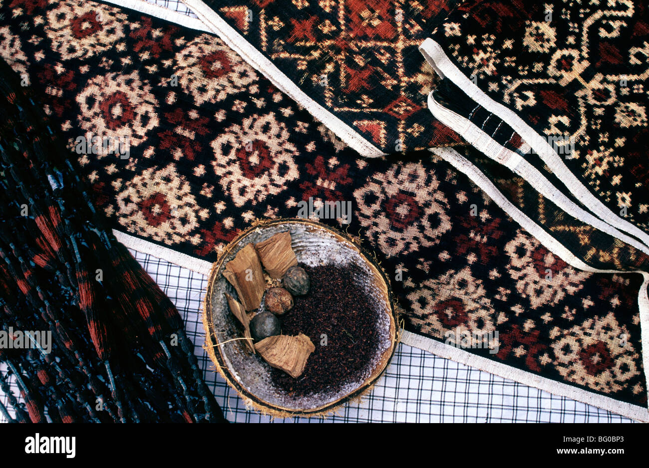 Double Ikat from Tenganan, Bali, Indonesia, Southeast Asia, Asia Stock ...