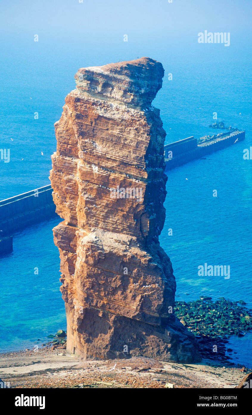 Lange Anna (Long Anna), Heligoland Island, North Sea, Germany Stock ...