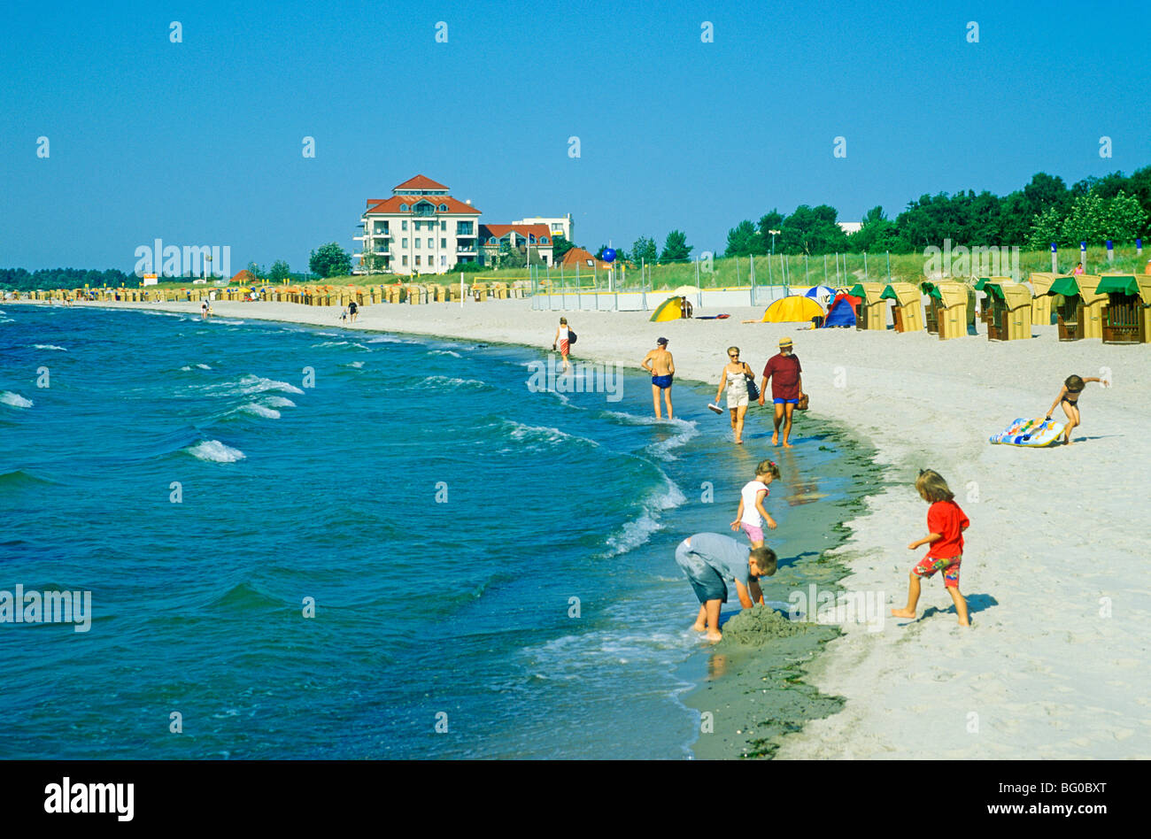 South Beach, Fehmarn Island, Baltic Sea, Schleswig-Holstein, Northern ...