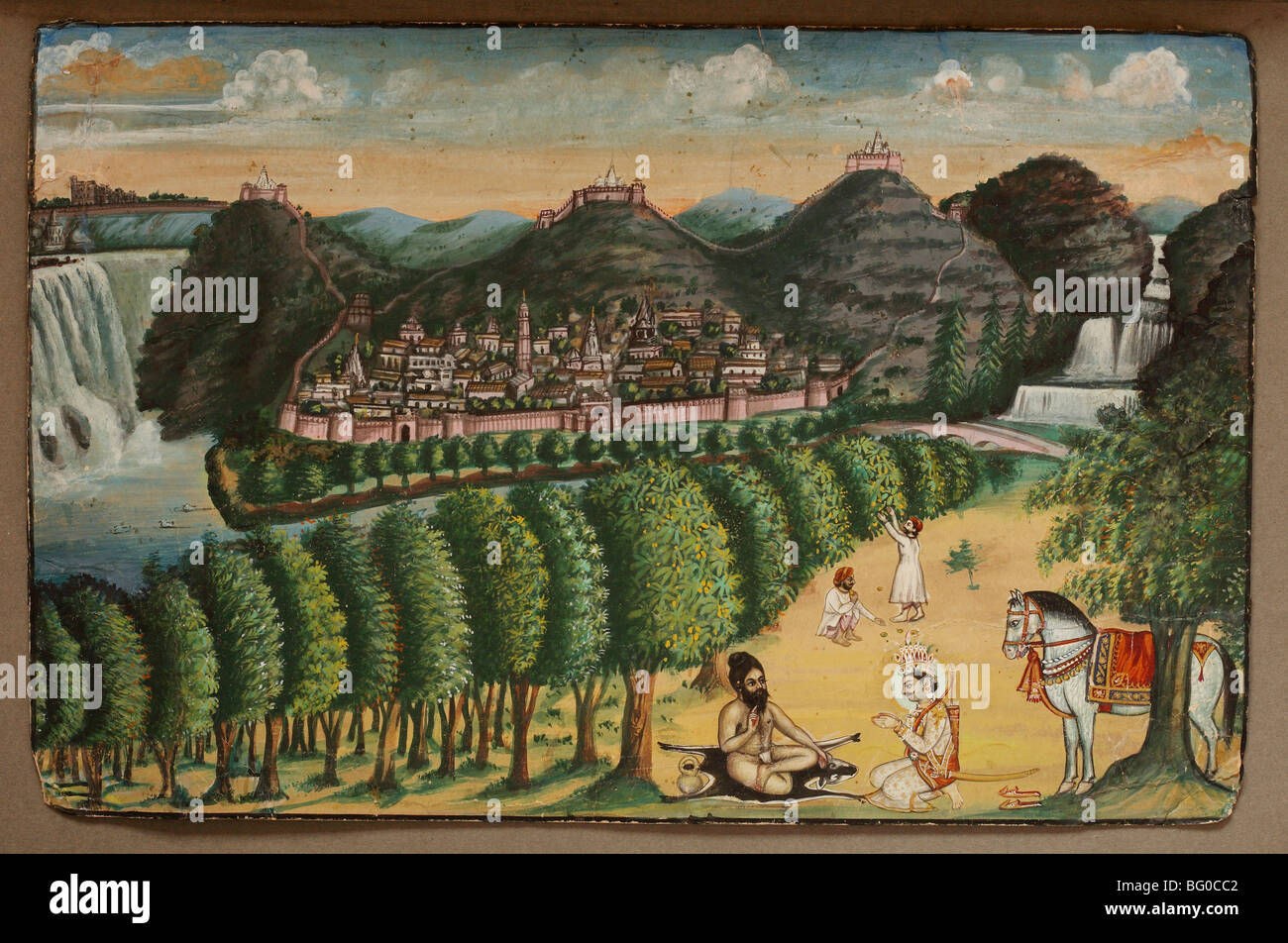 Indian miniature paintings hi-res stock photography and images - Alamy