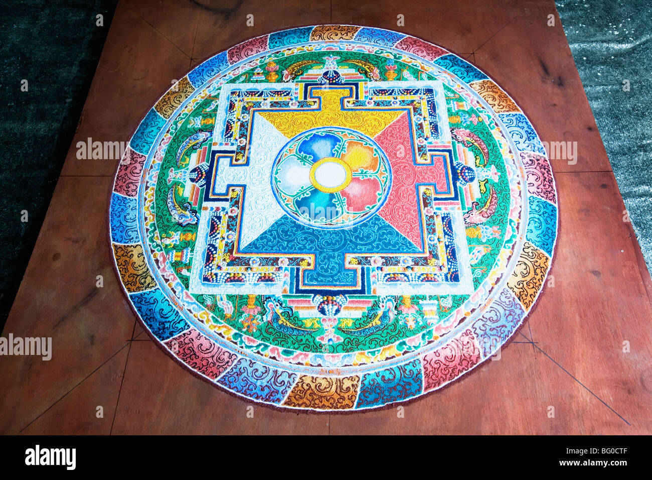 Monk monastery mandala hi-res stock photography and images - Alamy