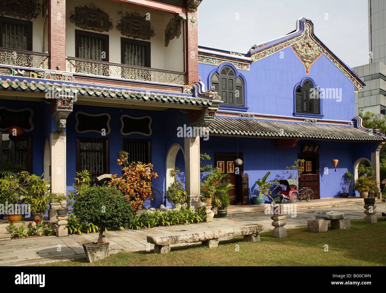 Cheong Fat Ze Mansion in Penang, Malaysia, Southeast Asia, Asia Stock ...