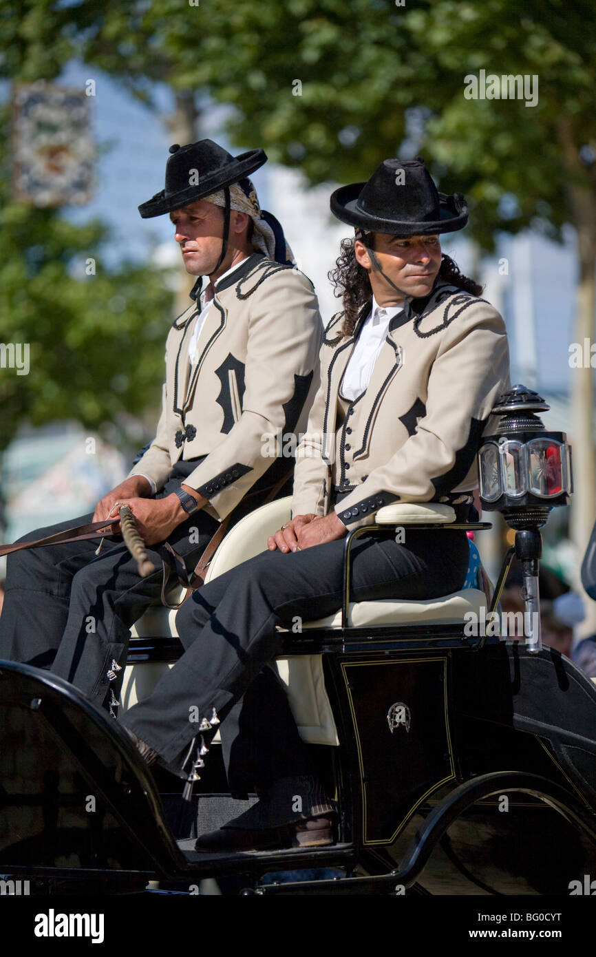 Seville fair men in traditional hi-res stock photography and images - Alamy