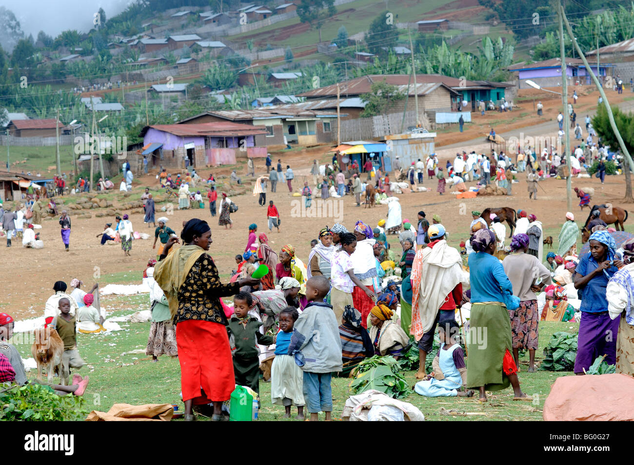 Dorze market scene, arba minch, ethiopia Stock Photo - Alamy