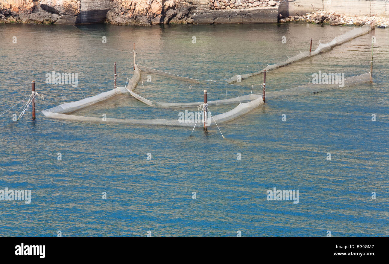 Fishing nets at sea hi-res stock photography and images - Alamy