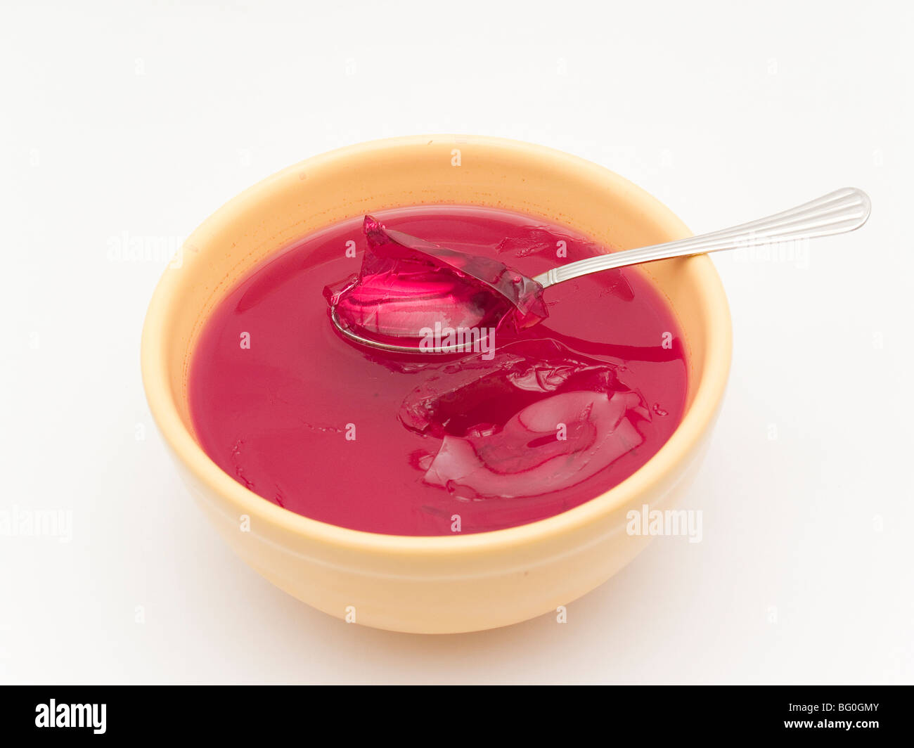 Raspberry jello hi-res stock photography and images - Alamy