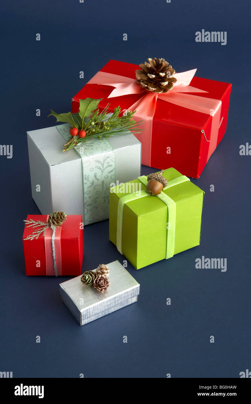 beautiful gift boxes Stock Photo - Alamy