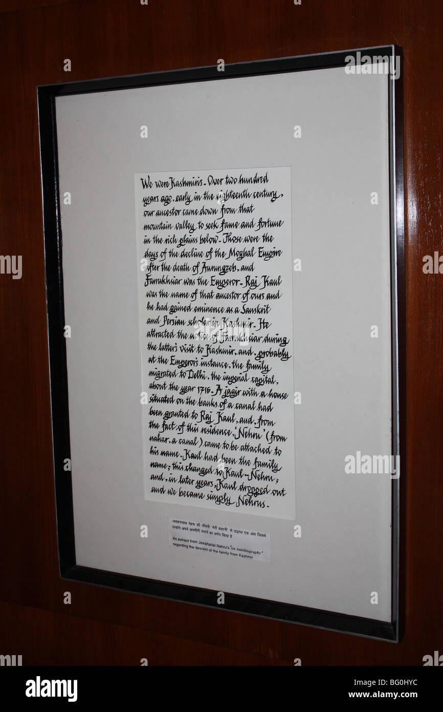 Jawaharlal nehru kashmir hi-res stock photography and images - Alamy