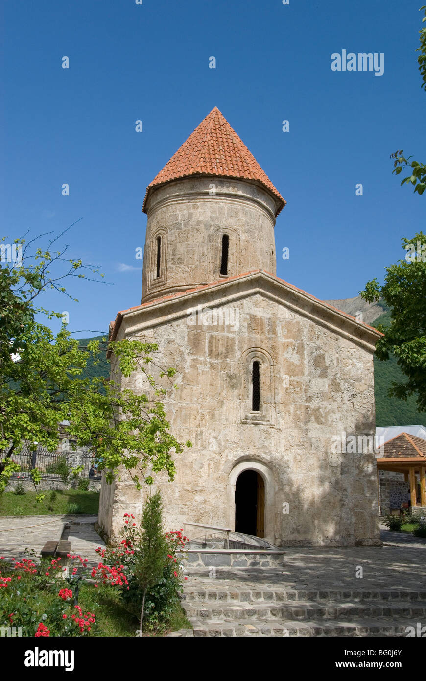 Albanian church, dating from the 12th century, Kish, near Shaki ...