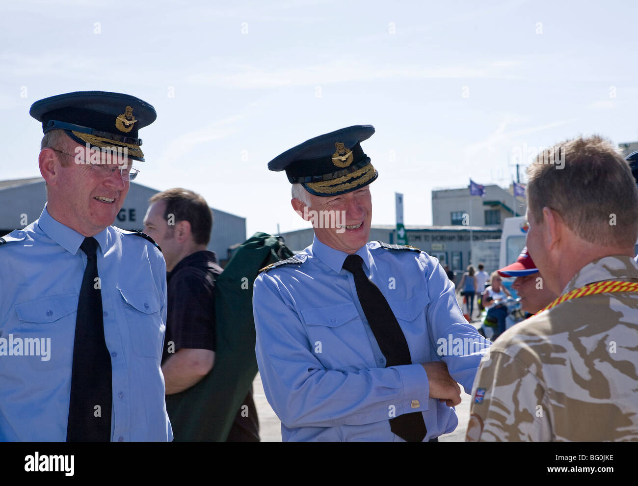 Air Chief Marshal Sir Stephen Dalton (right) and Air Marshal Phillip ...