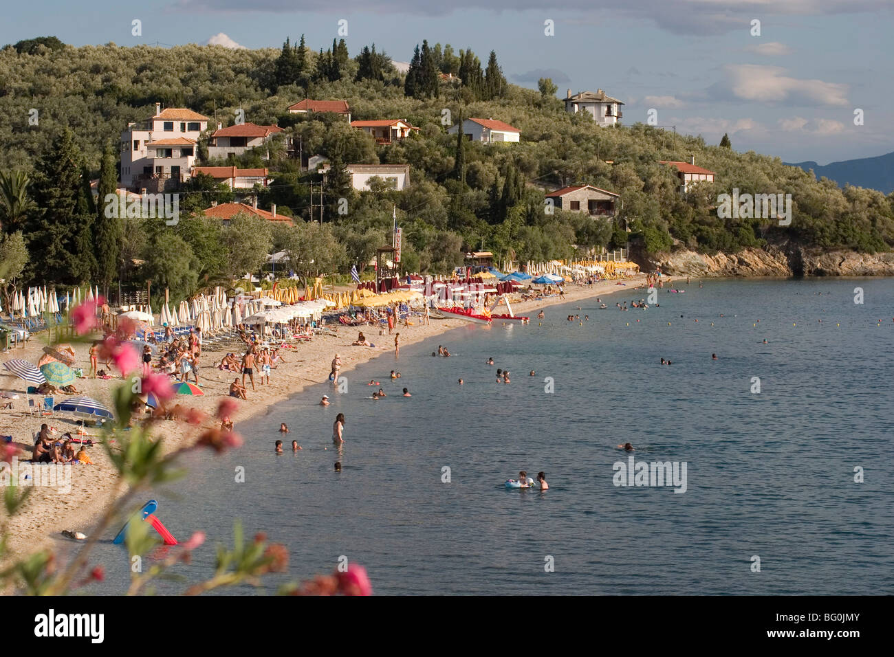 Beach, Afissos, Pelion, Thessaly, Greece, Europe Stock Photo - Alamy