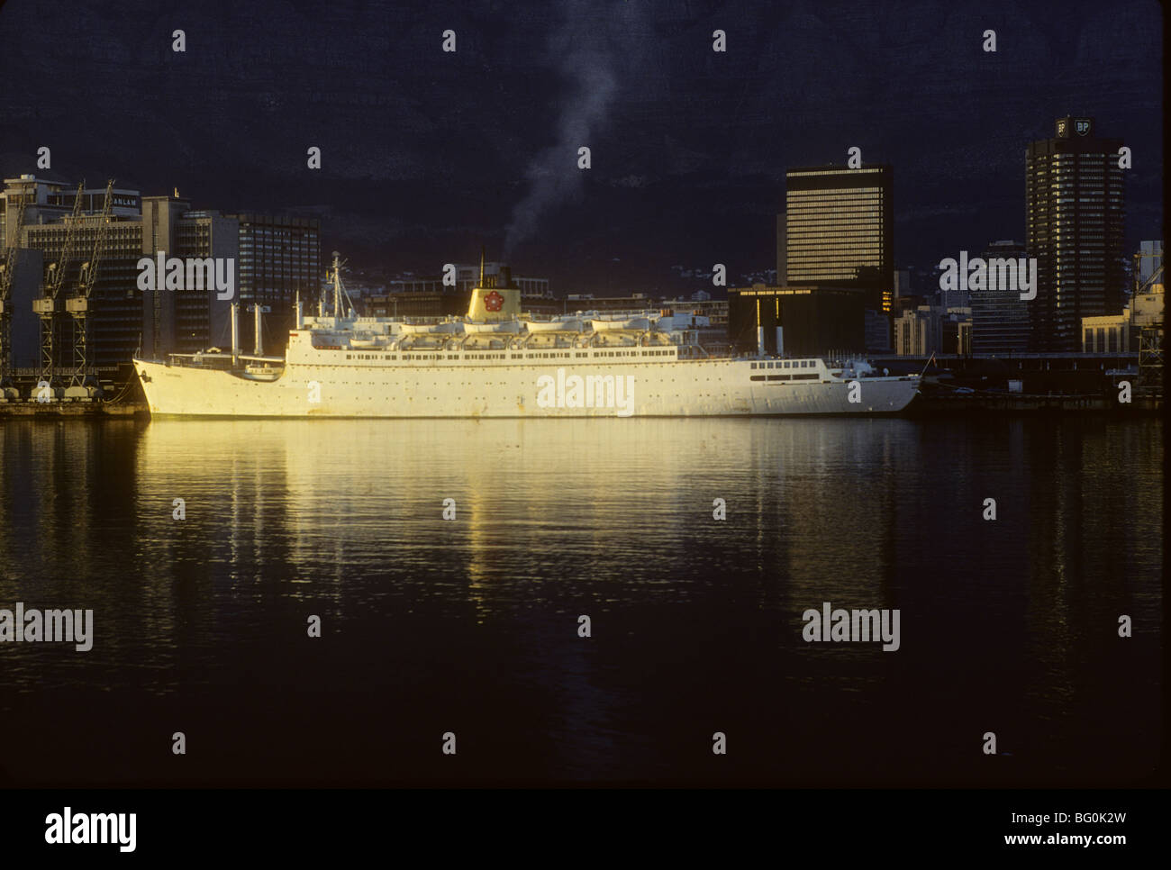 The SS universe (now scrapped) in Capetown, South Africa Stock Photo ...