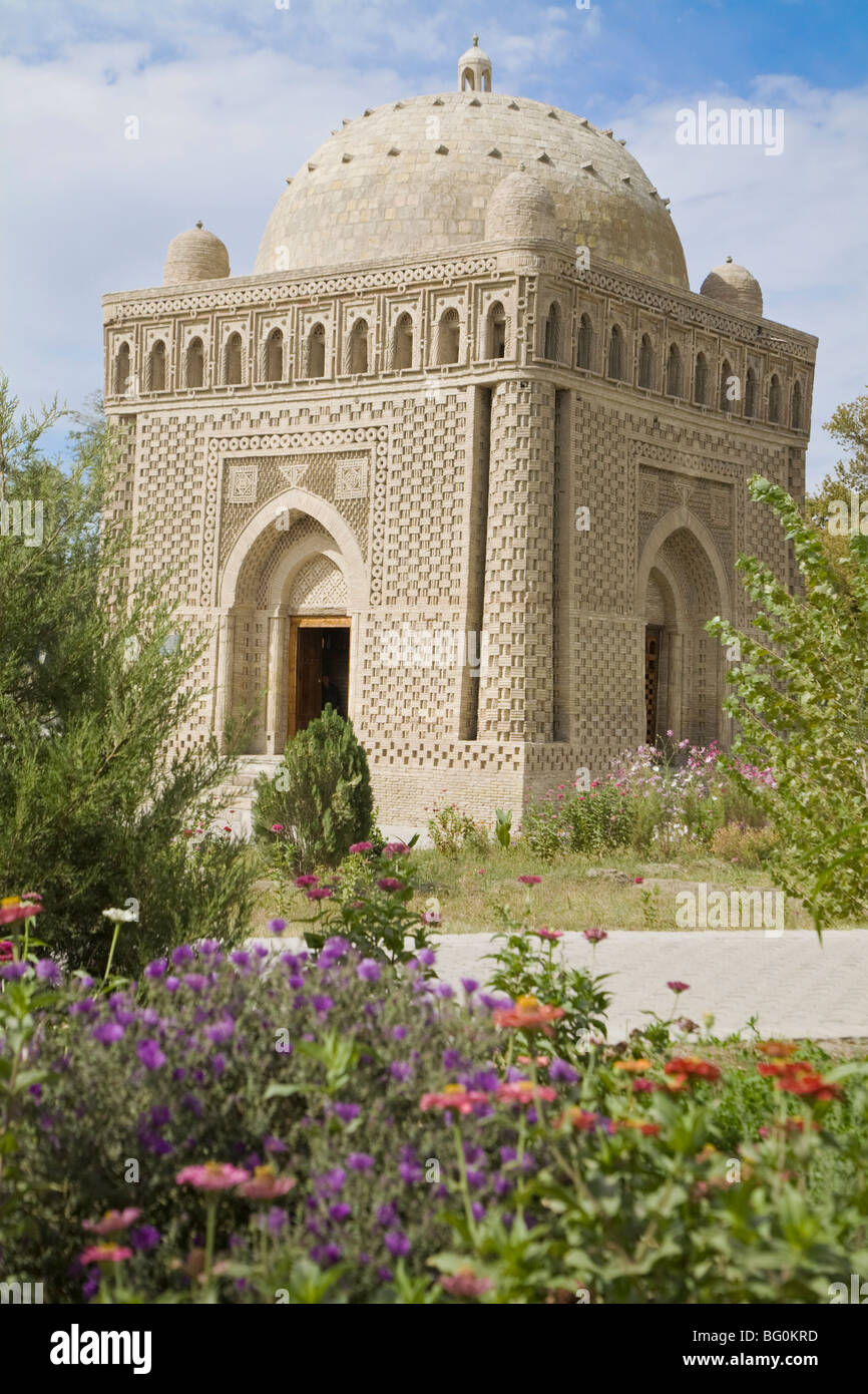 Tenth century Ismail Samani Mausoleum, Samani Park, Bukara, Uzbekistan ...