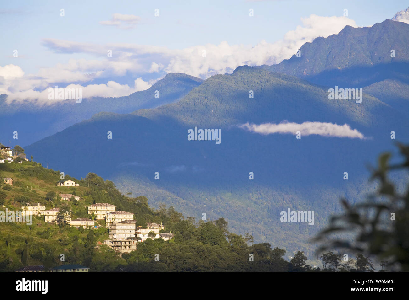 View from Tashi viewpoint, Gangtok, Sikkim, India, Asia Stock Photo - Alamy