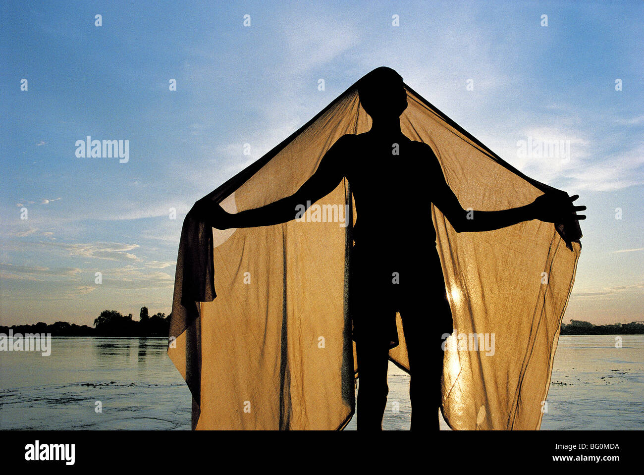 Indian man in traditional lungi hi-res stock photography and images - Alamy