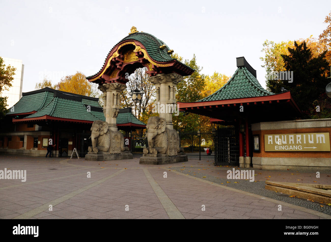 Entrance to Berlin Zoo, Germany Stock Photo - Alamy