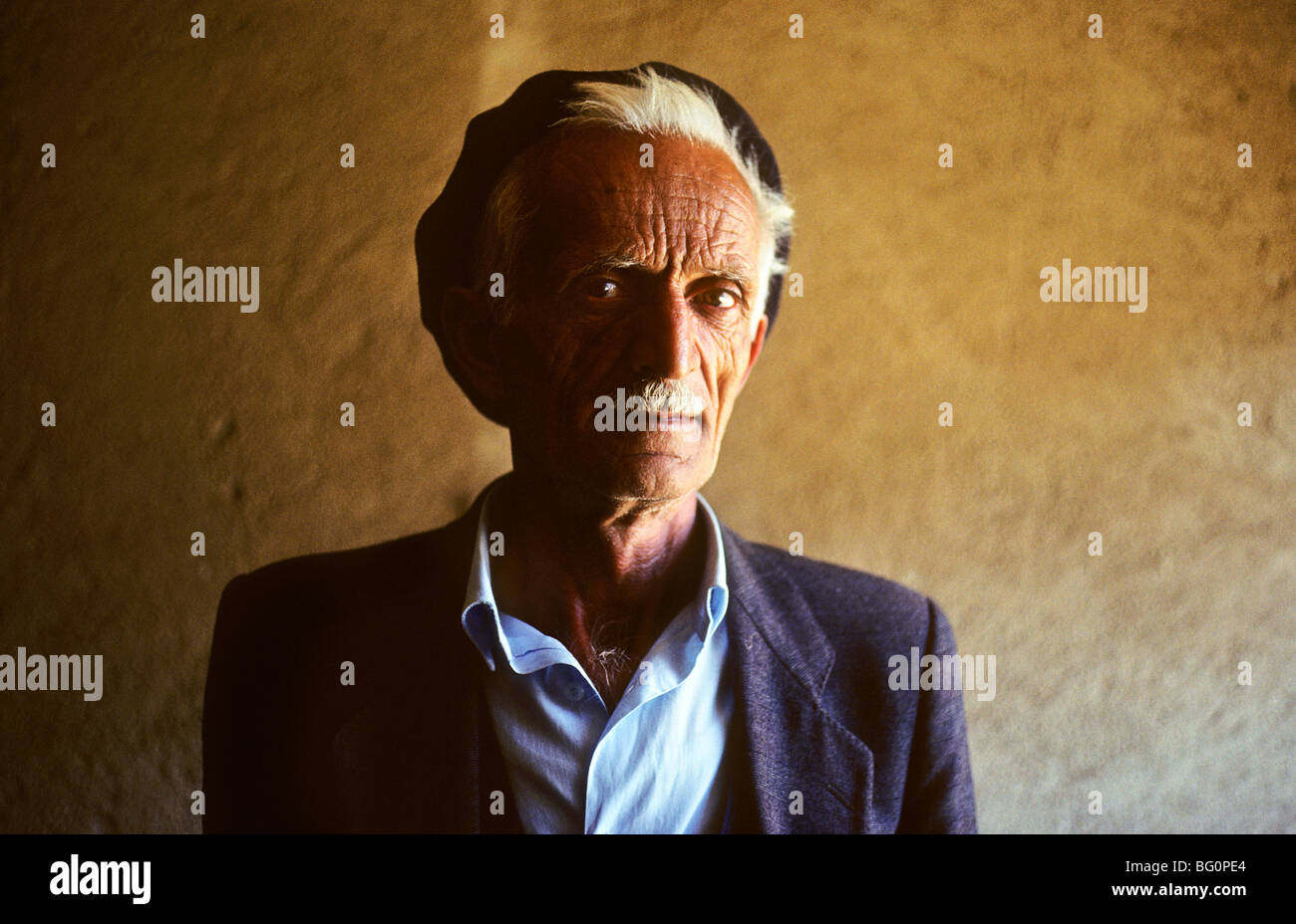Portrait of man in Pec, Kosovo Stock Photo - Alamy