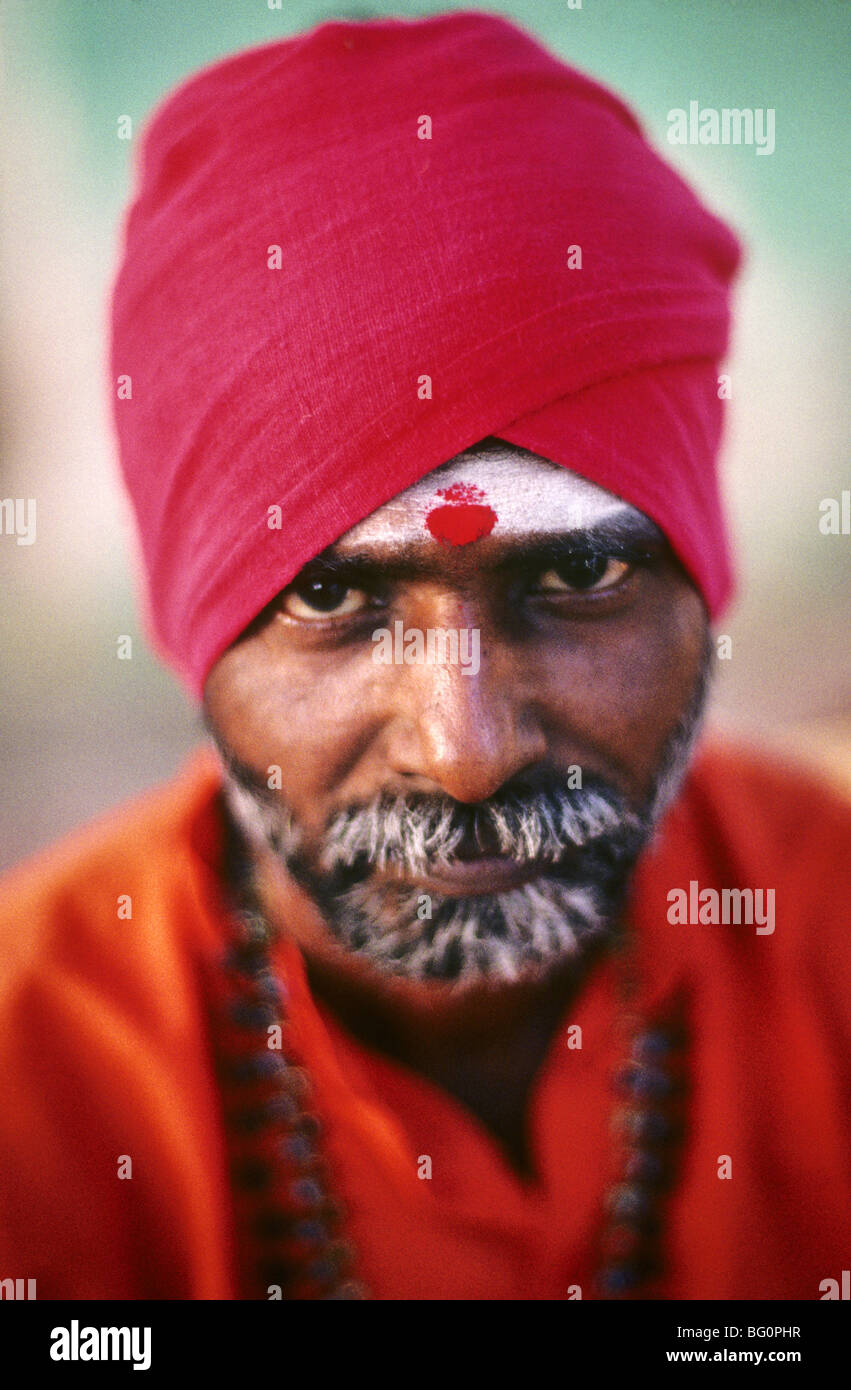 Portrait of Indian man, Hampi, India Stock Photo - Alamy