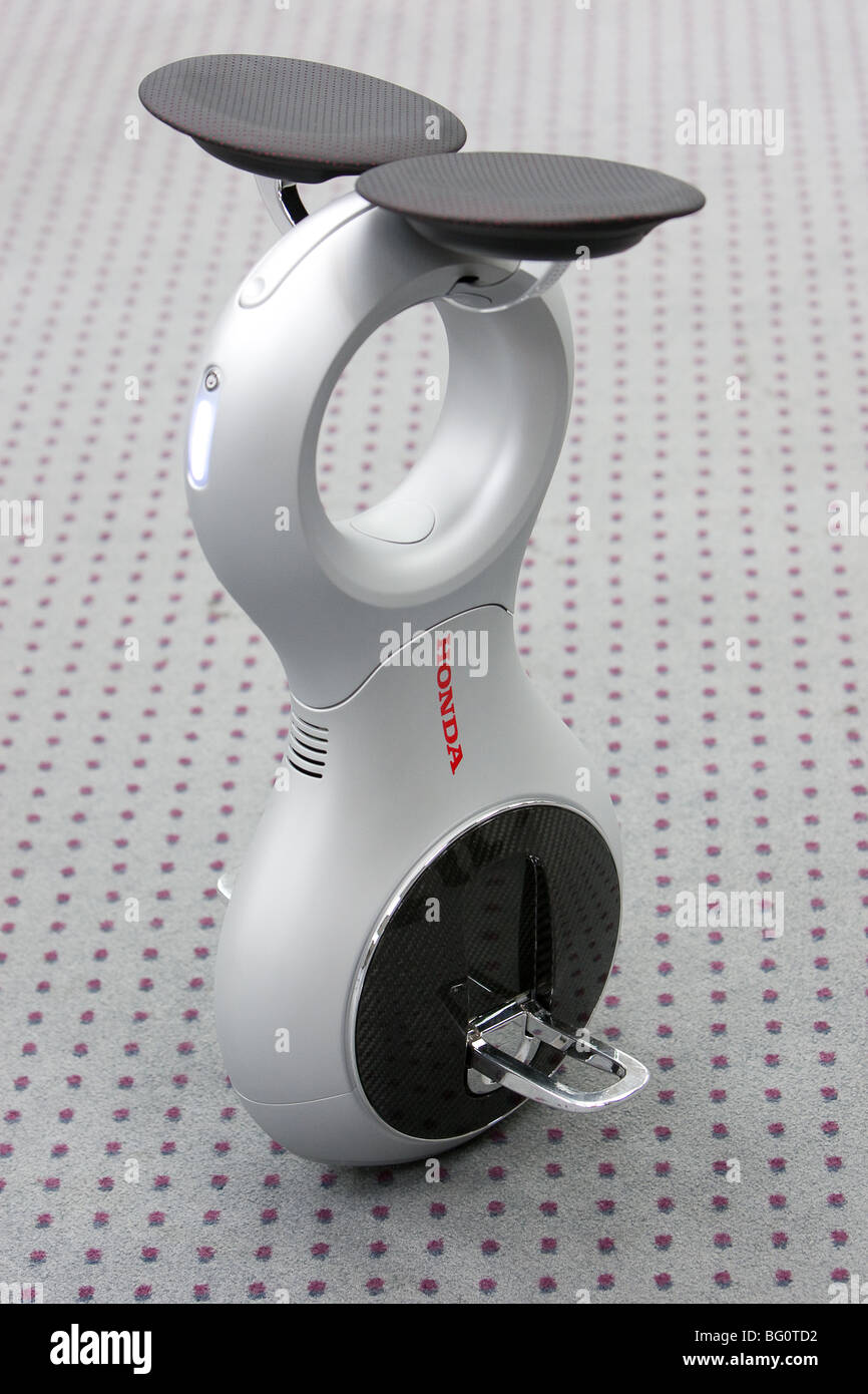 Honda U3-X unicycle, prototype of personal mobility device Stock Photo ...