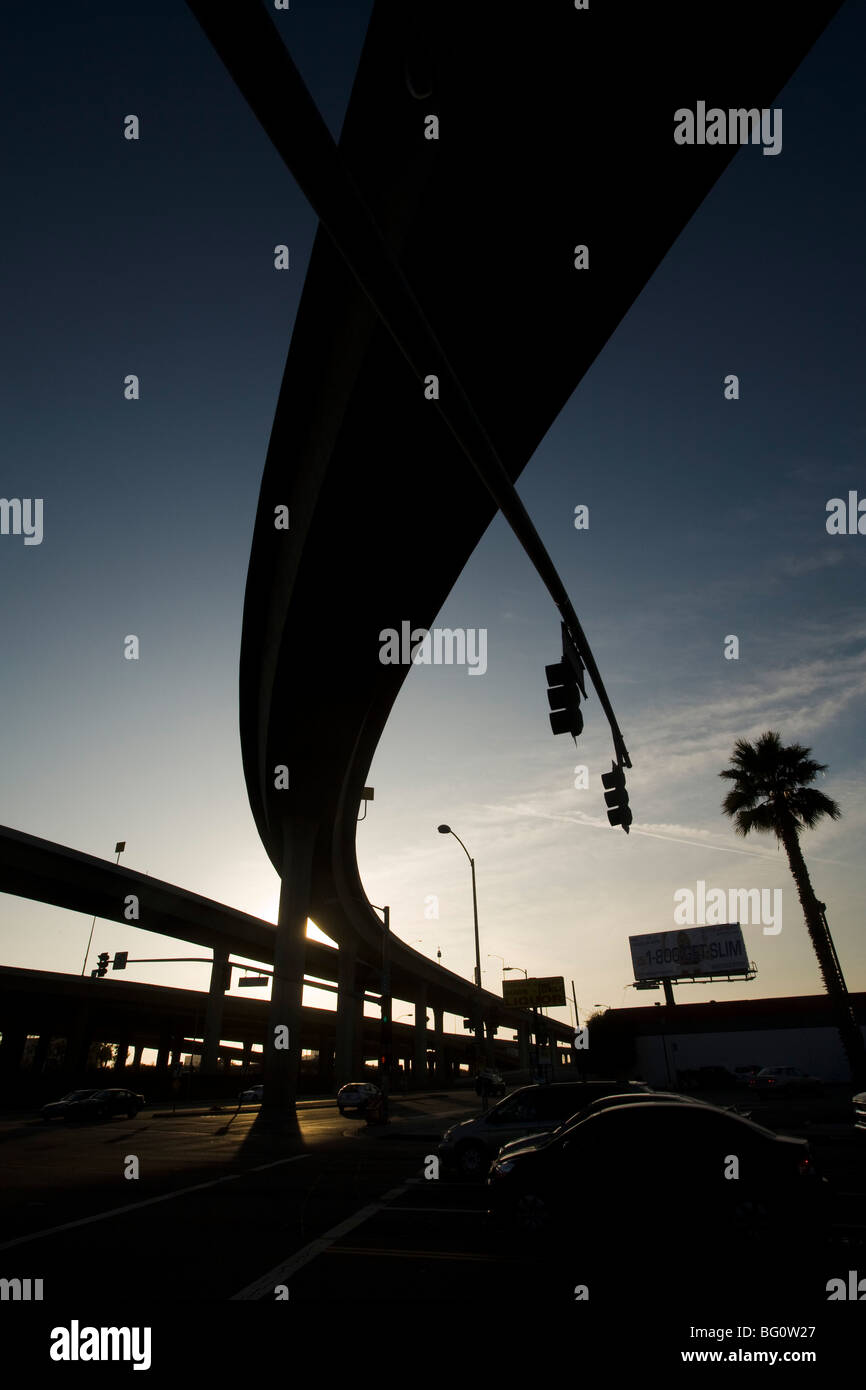Interchange of 405 Freeway and 105 Freeway, Los Angeles, California ...