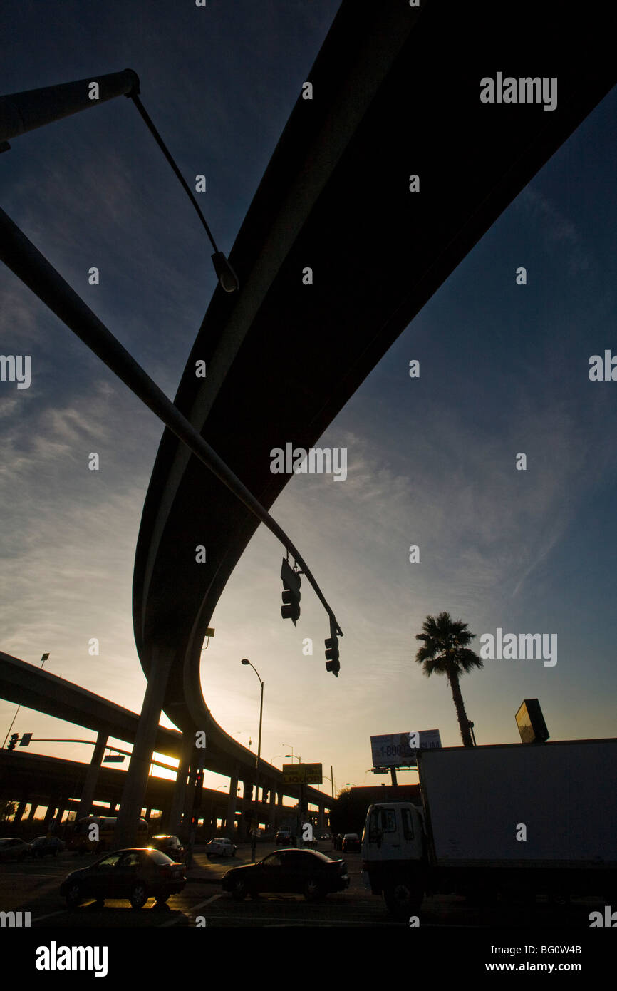 Interchange of 405 Freeway and 105 Freeway, Los Angeles, California ...