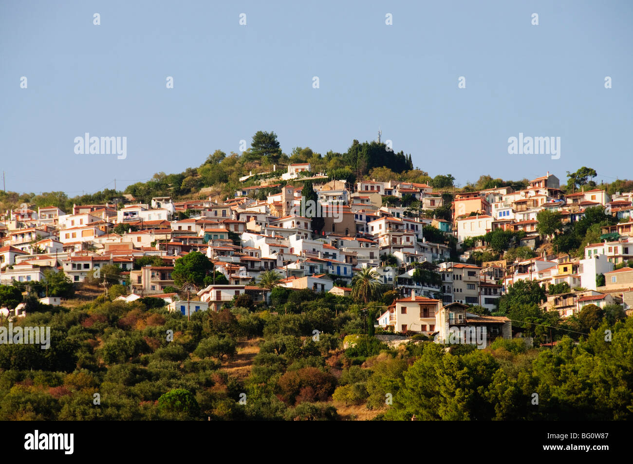 Glossa skopelos greece hi-res stock photography and images - Alamy