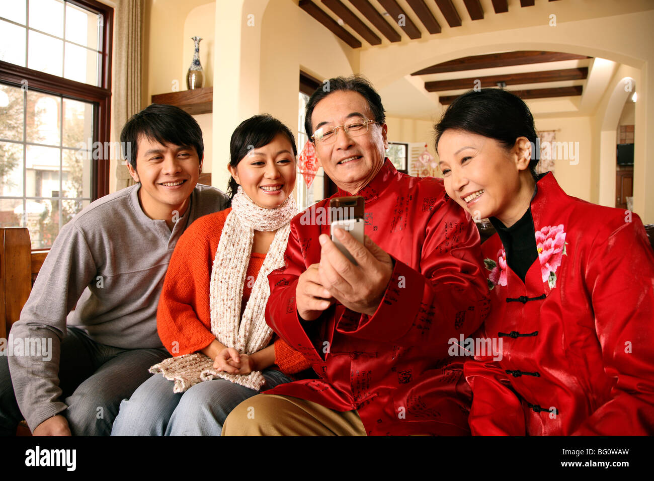 Chinese family reunion hi-res stock photography and images - Alamy
