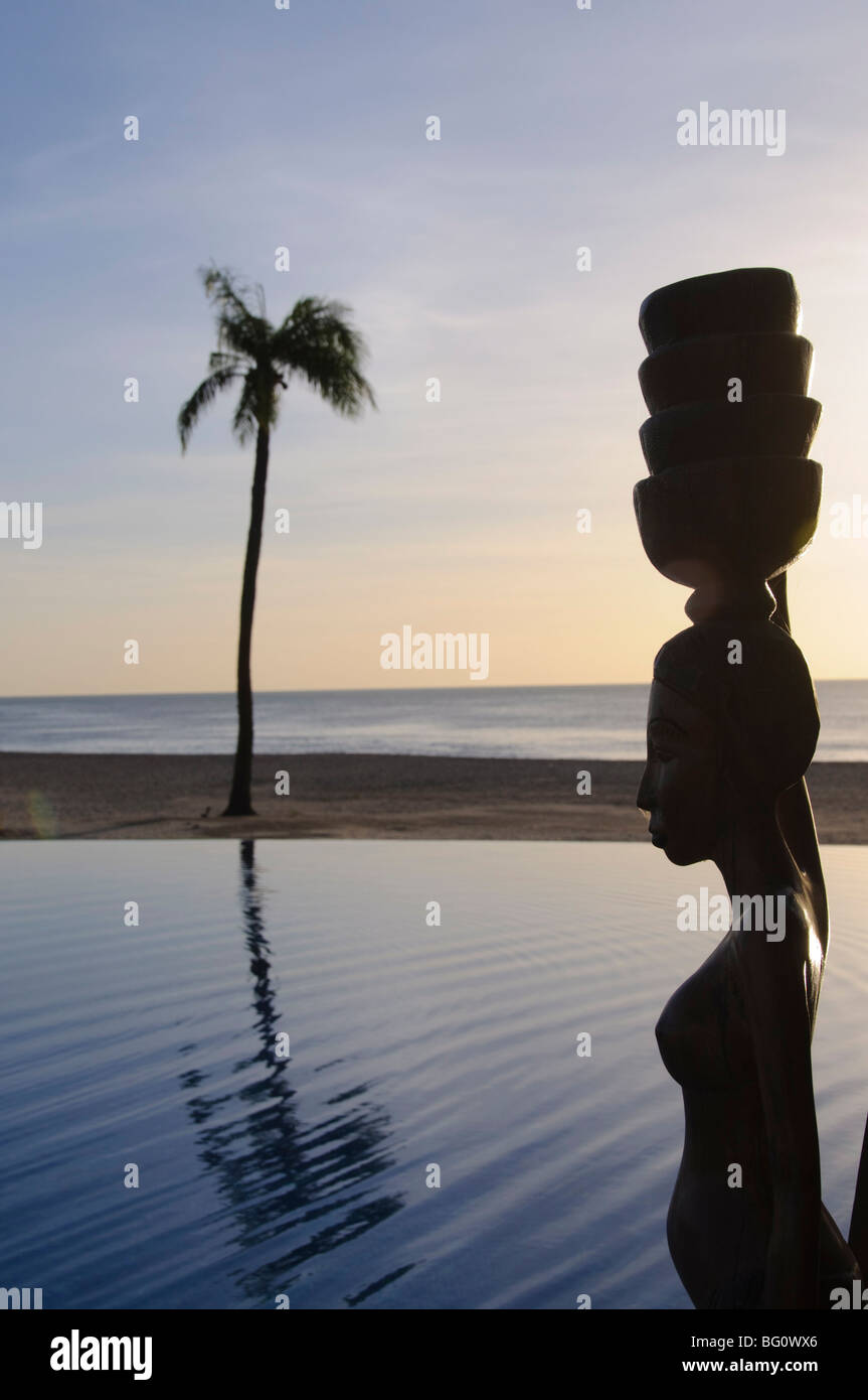 Swimmimg pool, Sine Saloum Delta, Senegal, West Africa, Africa Stock ...