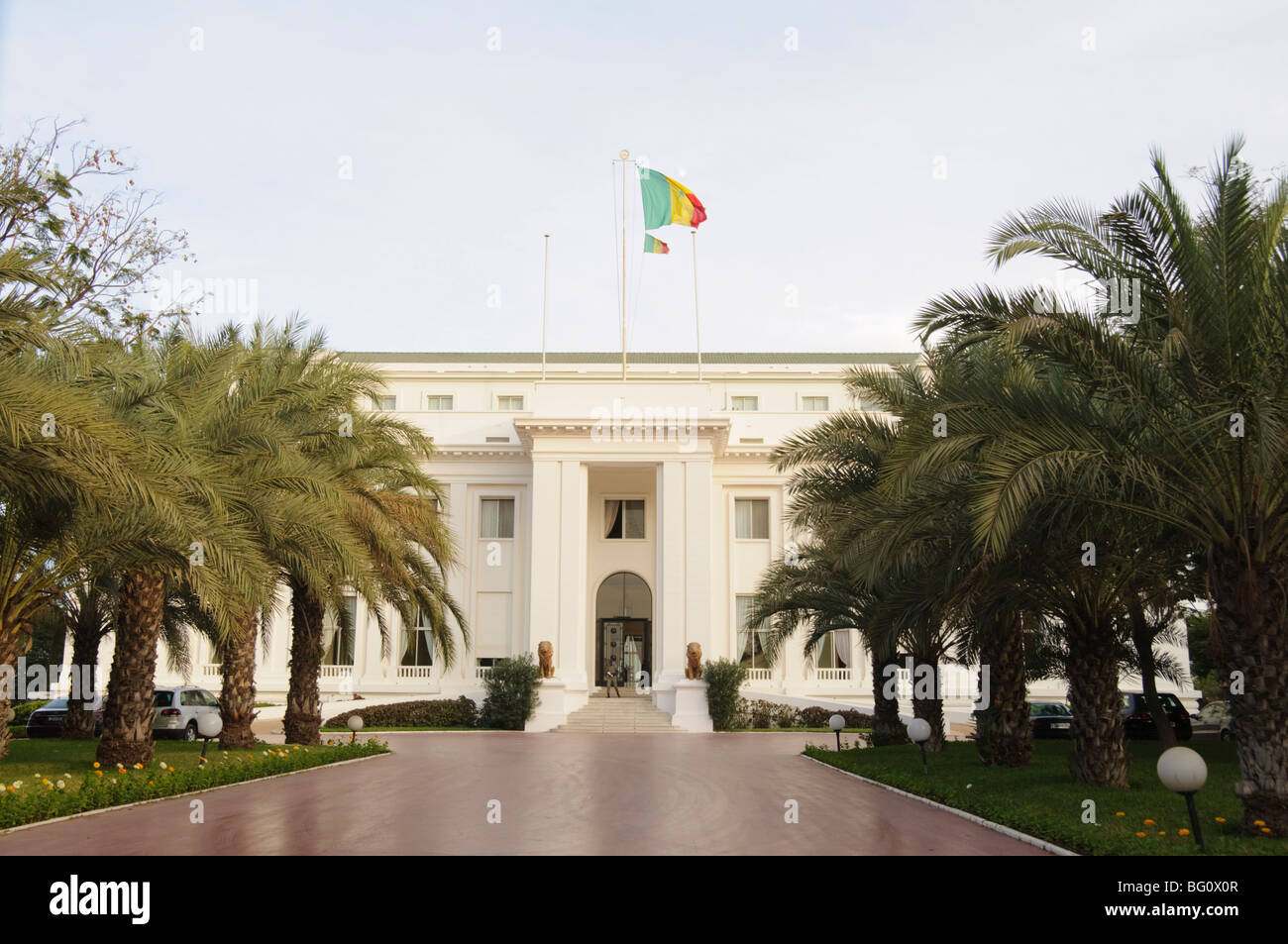 Presidential Palace, Dakar, Senegal, West Africa, Africa Stock Photo ...