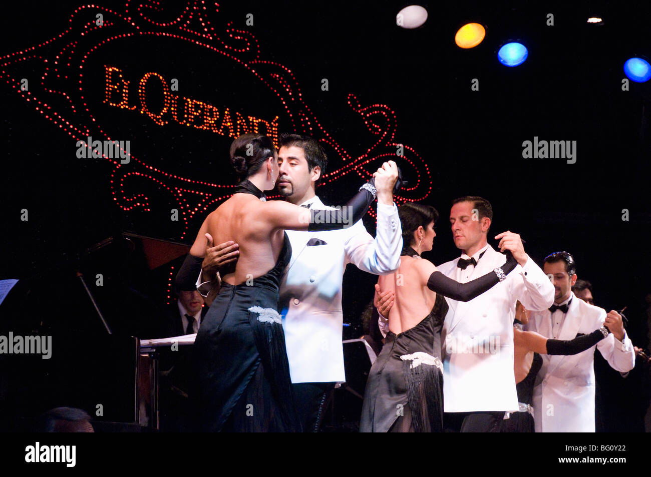 Tango show at restaurant, Buenos Aires, Argentina, South America Stock ...