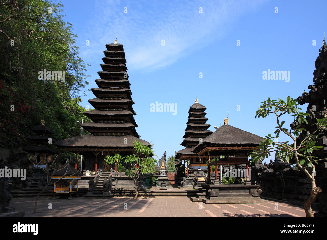 Pura Goa Lawah Temple in Bali, also known as Bat Cave Temple because of ...
