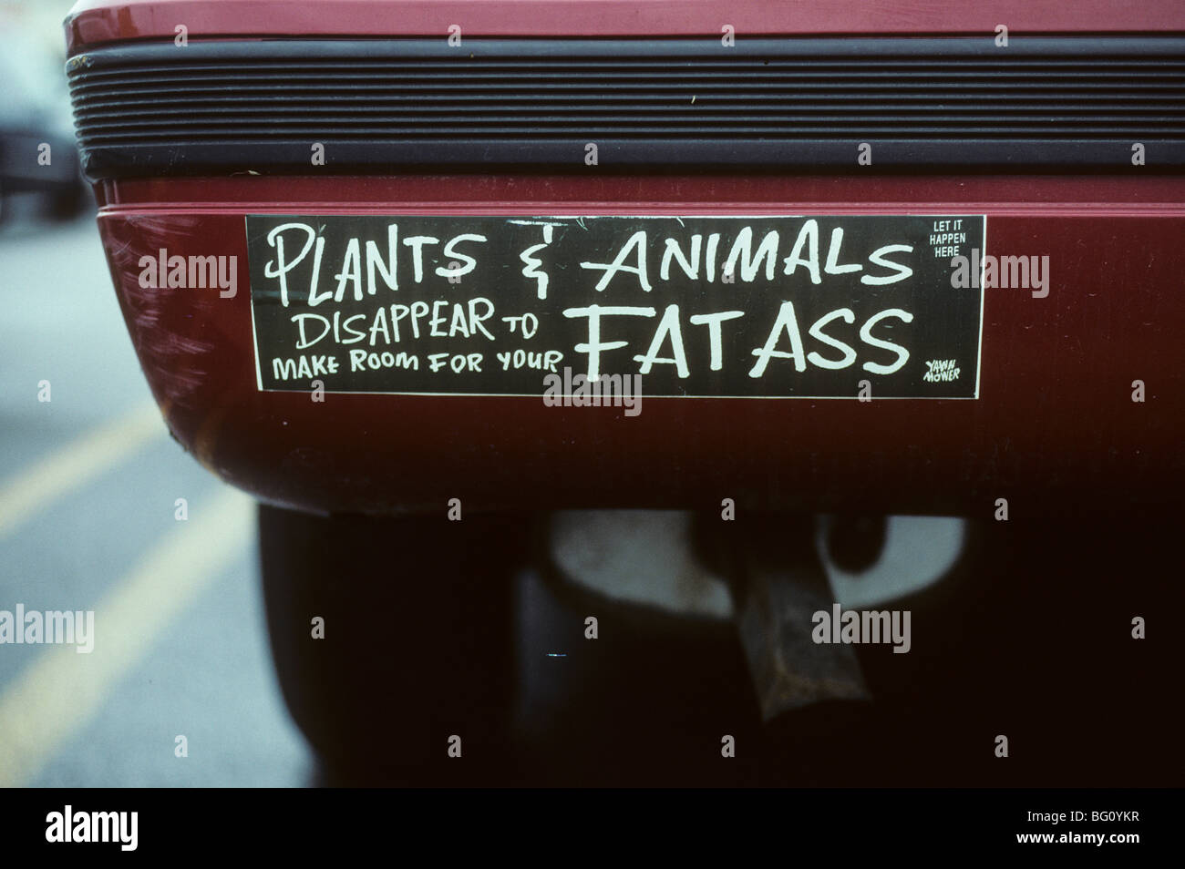 Bumper sticker, Humor Stock Photo - Alamy