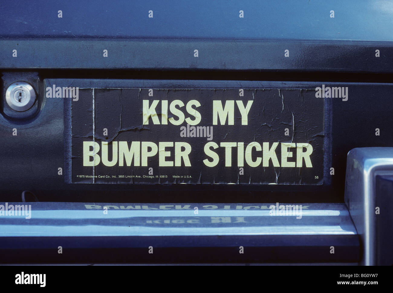 Bumper sticker, humor Stock Photo - Alamy