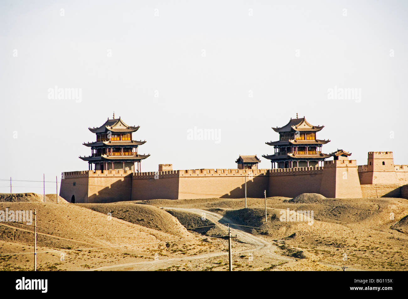 Jiayuguan or Jiayu Pass is the first pass at the west end of the Great ...