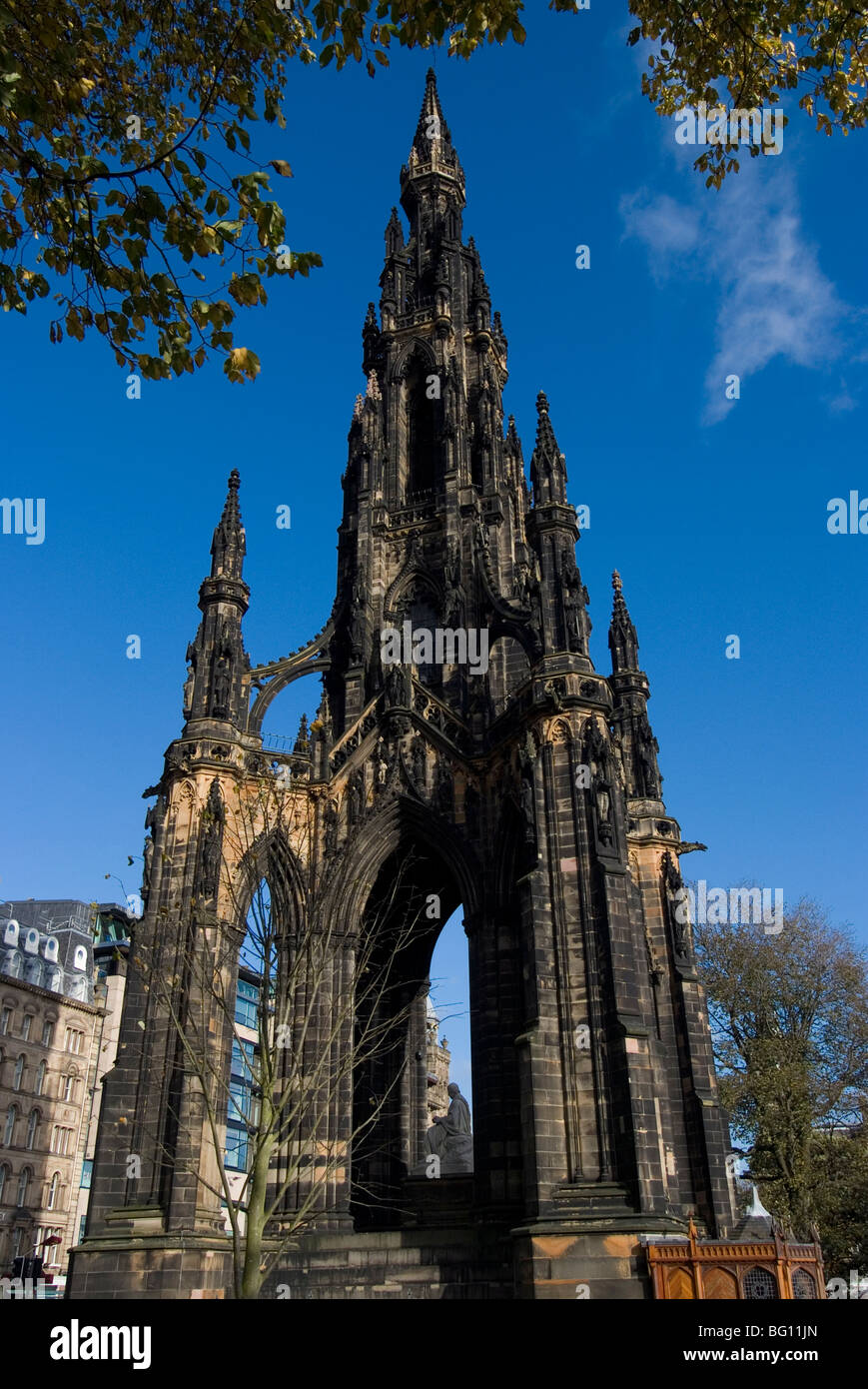 Walter Scott Memorial, Edinburgh, Scotland, United Kingdom, Europe ...