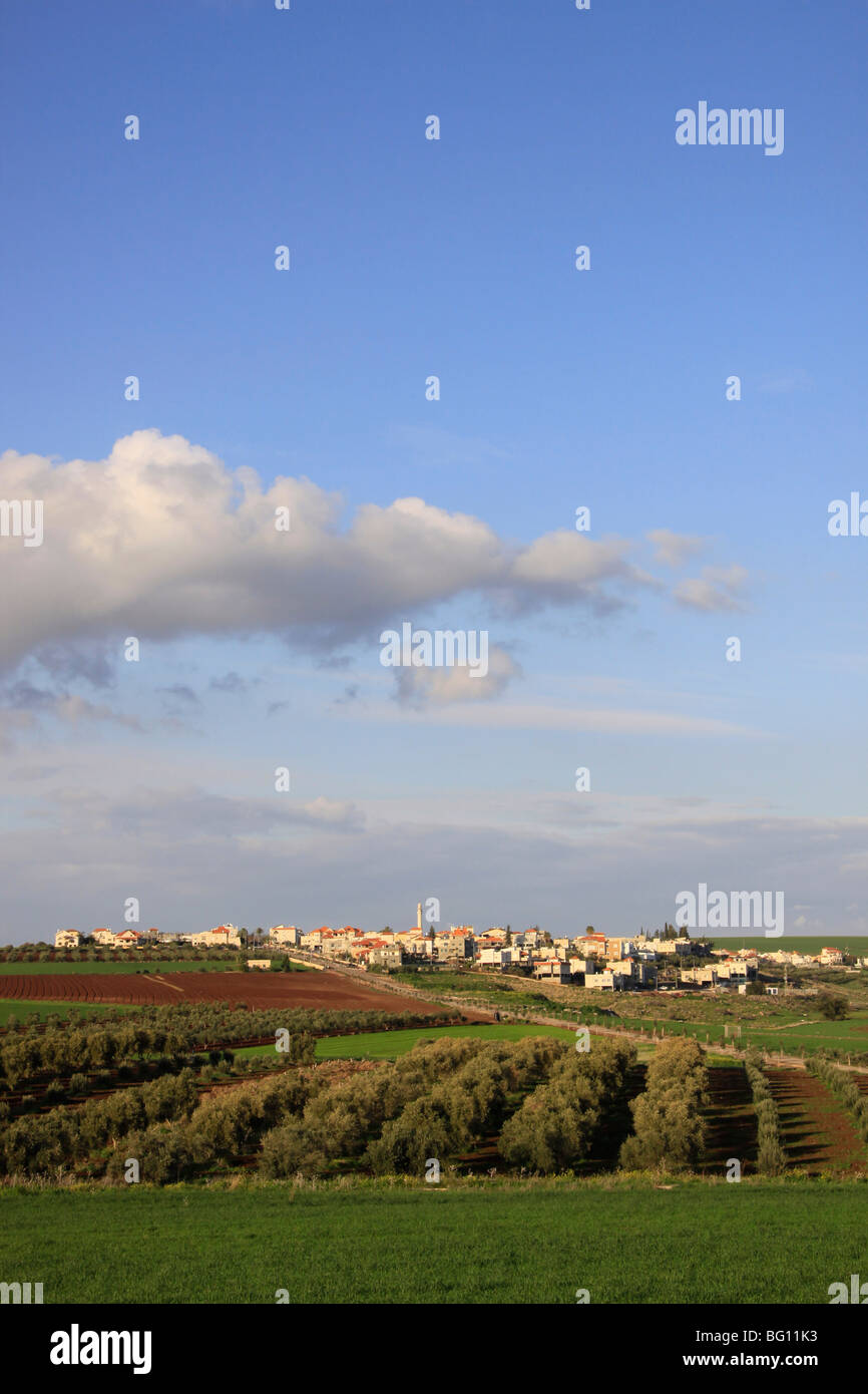 Israel, Lower Galilee, Bedouin village Taibe in Issachar Heights Stock ...