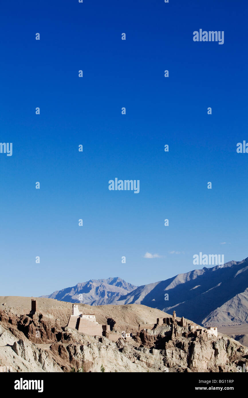 View of Basgo gompa (Tibetan Buddhist monastery) in Ladakh, Indian ...